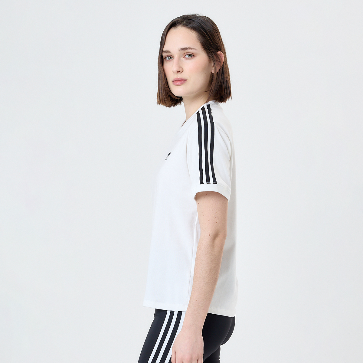 Remera adidas 3 Tiras Mujer Algodón | Moov