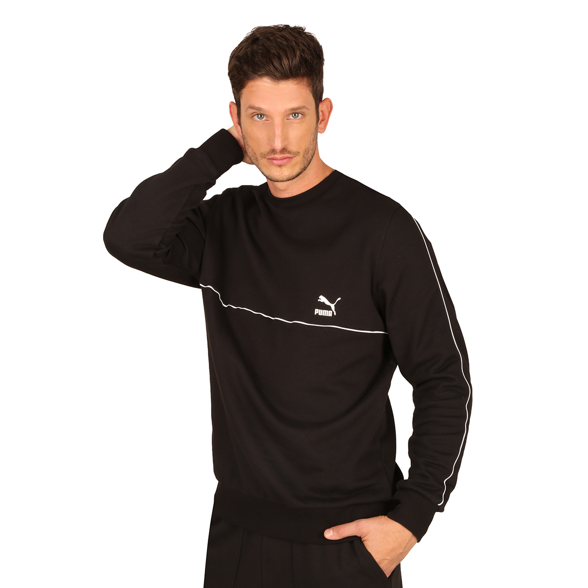 Buzo Puma Classic Piped Crew Tr | Moov