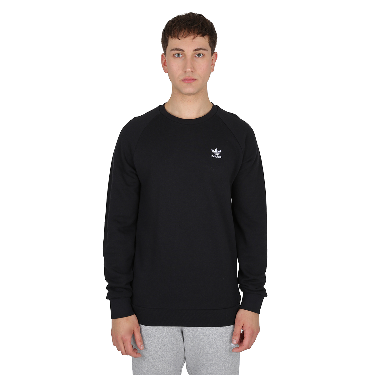 Buzo Urbano adidas Trifolior Essentials Crew Hombre | Moov